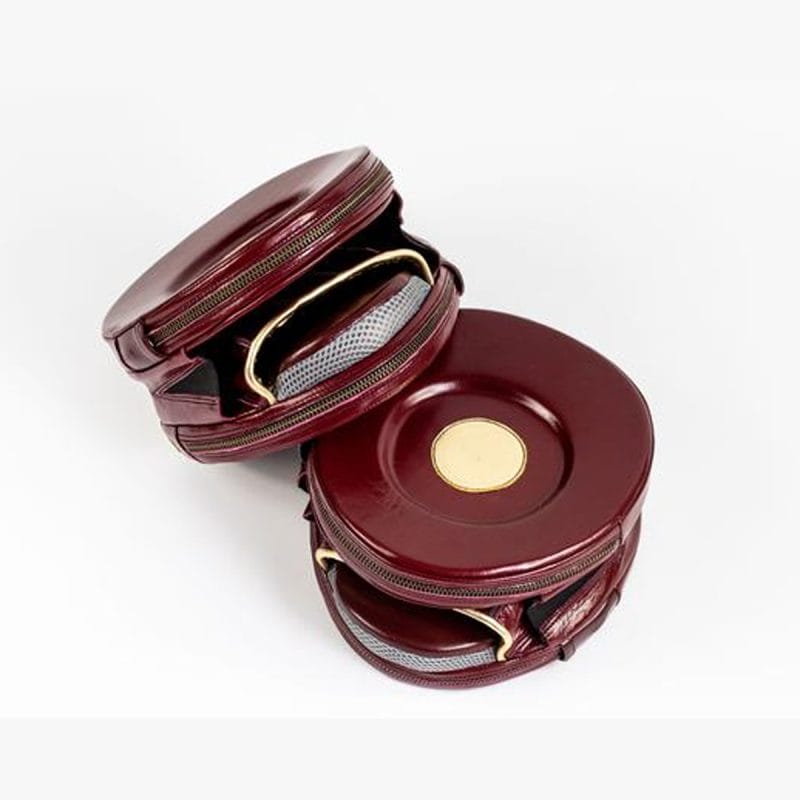 Pro Leather Curve Focus Mitts Yellow - Pro Boxing Store