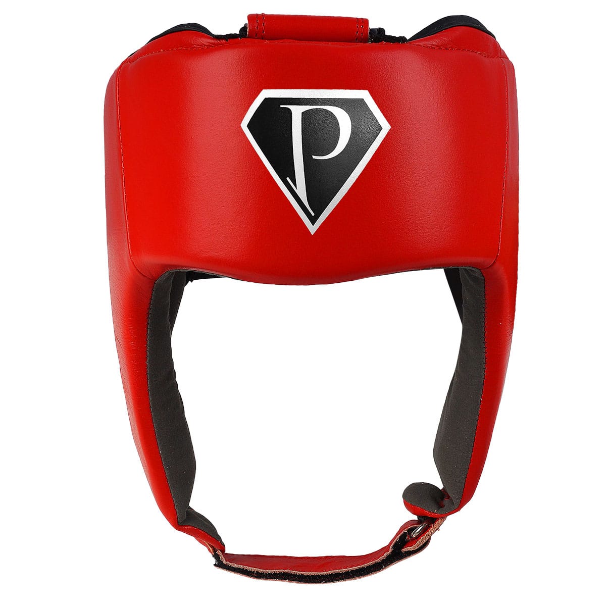 Professional Red Open Face Headgear Leather - Pro Boxing Store